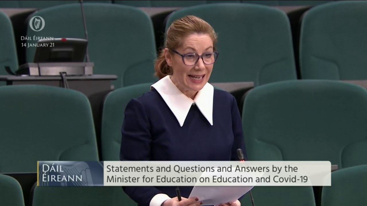 Minister Josepha Madigan - speech from 14 Jan 2021 - YouTube