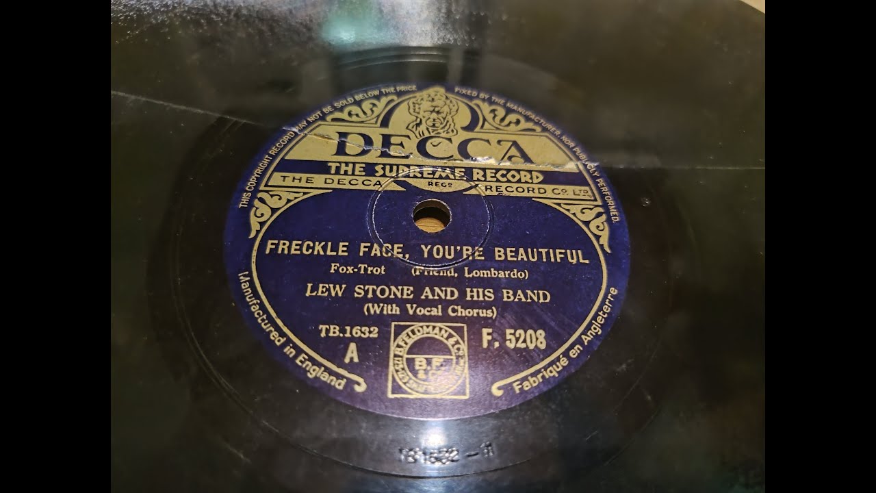 (mystery record?) Lew Stone -- Freckle Face, you're beautiful | My Song ...