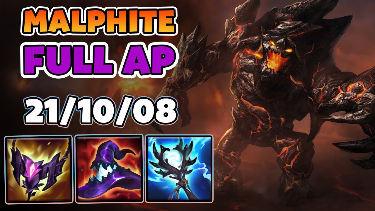 MALPHITE FULL AP VÀ CÁI KẾT KHÔNG THỂ ĐEN HƠN | #lol #leagueoflegends # ...