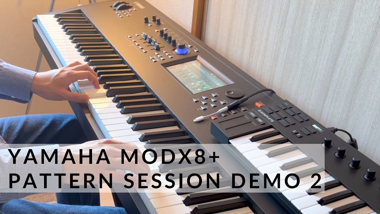 Yamaha MODX8+ Pattern Session Demo 2 - YouTube