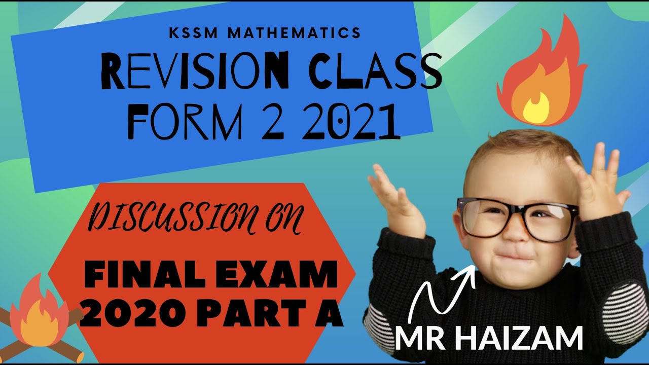 Discussion Form2 Maths MRSM Sem 2 Final Exam #mrsmchannel - YouTube