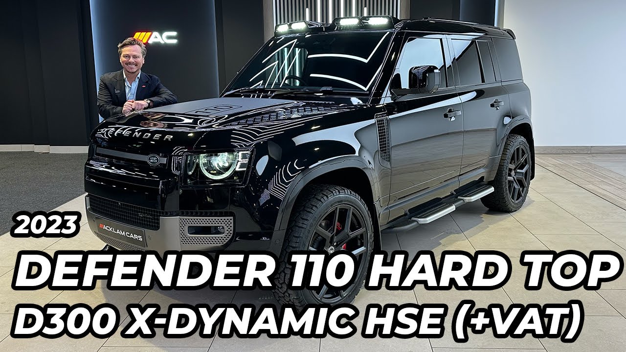 2023 Land Rover Defender 110 3.0 D300 X-Dynamic HSE Hard Top Commercial ...