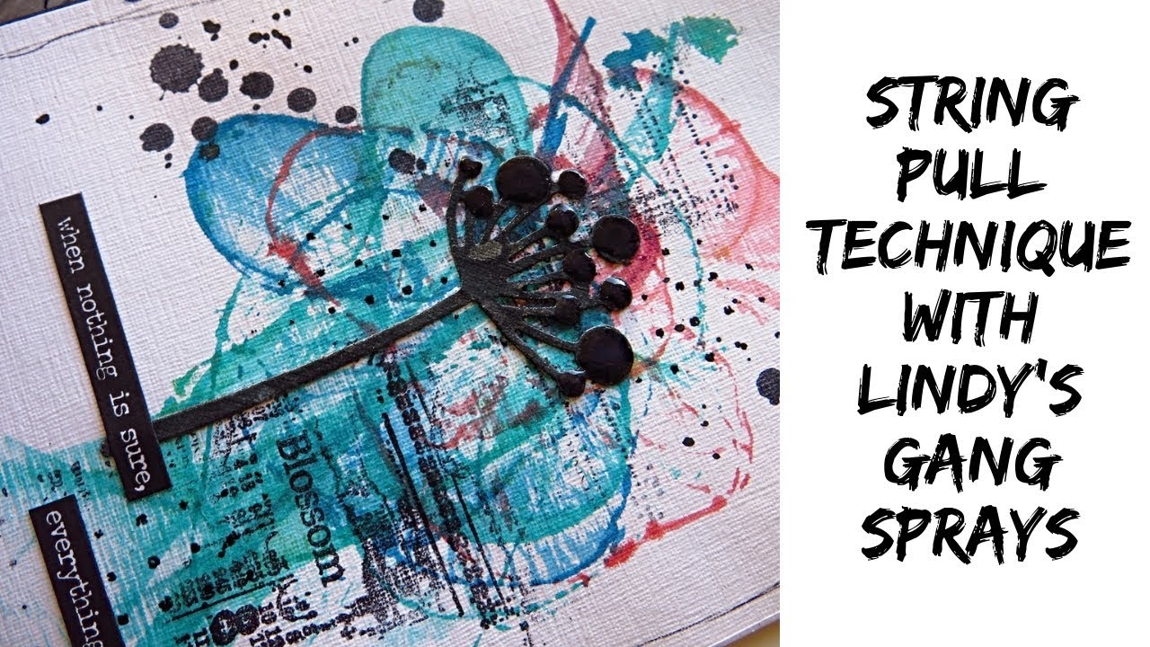 String pull technique with Lindy's Gang sprays - YouTube