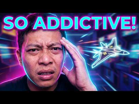 Playing Addictive Arcade Android Game Neon Wings Level 6 But Still Failed
