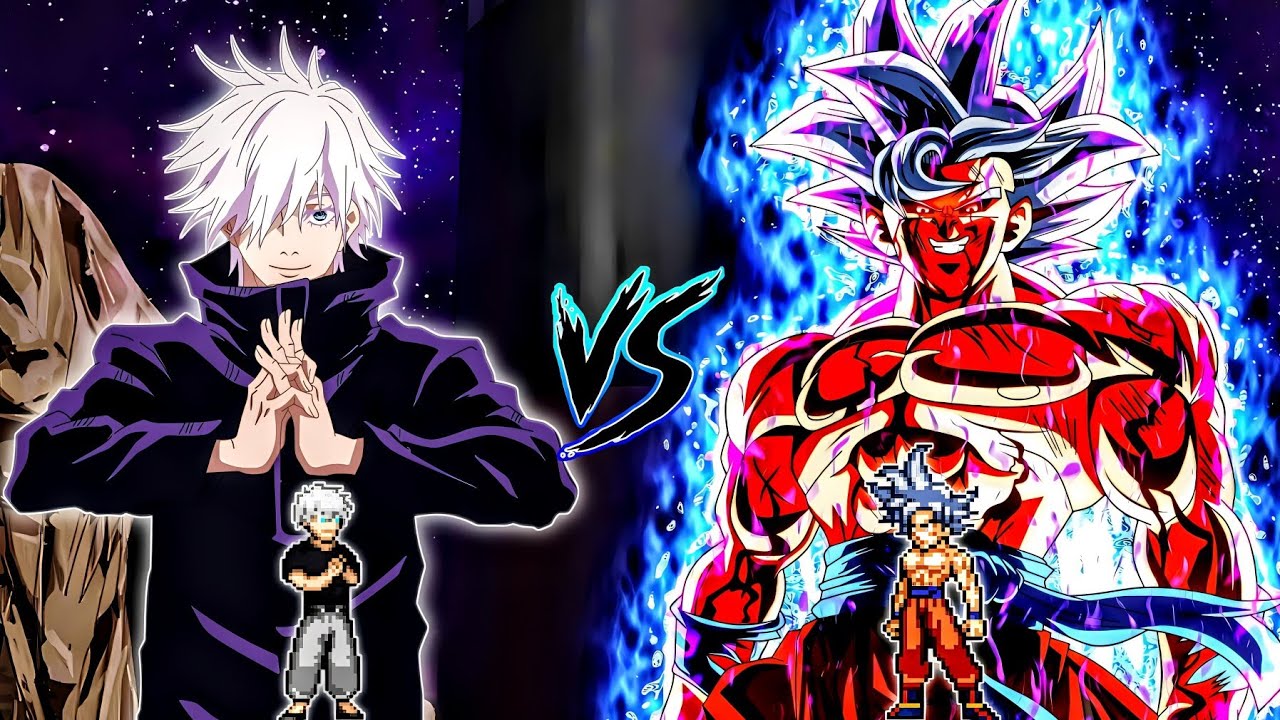 Manga Gojo OP (New) VS Son Goku US MUI V3.5 OP in Jump Force Mugen ...