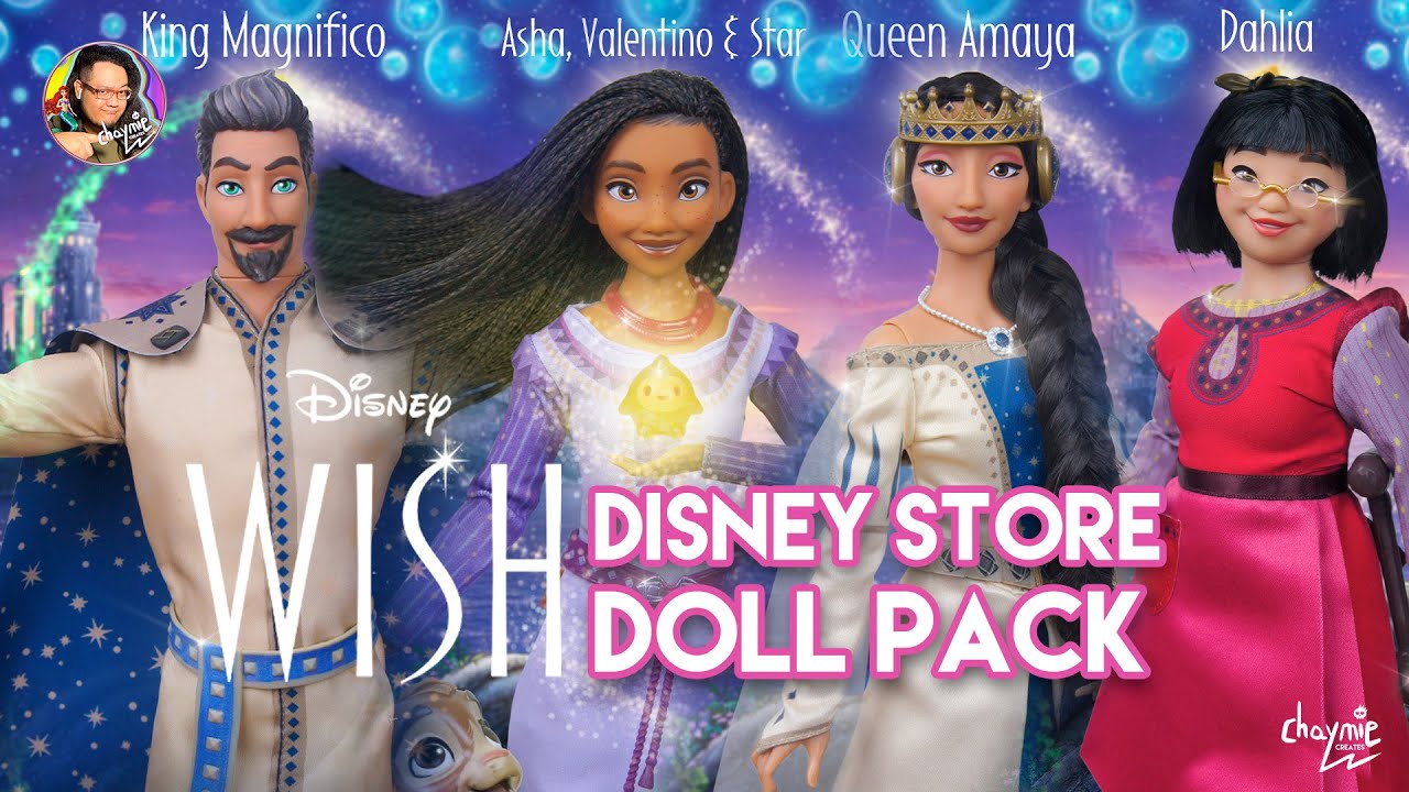 Disney Store Wish Asha Singing Doll & Doll Set Review & Unboxing ...
