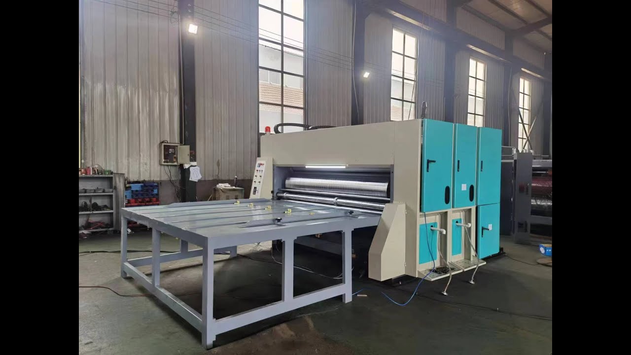 semi auto print cut machine -mexico order - YouTube
