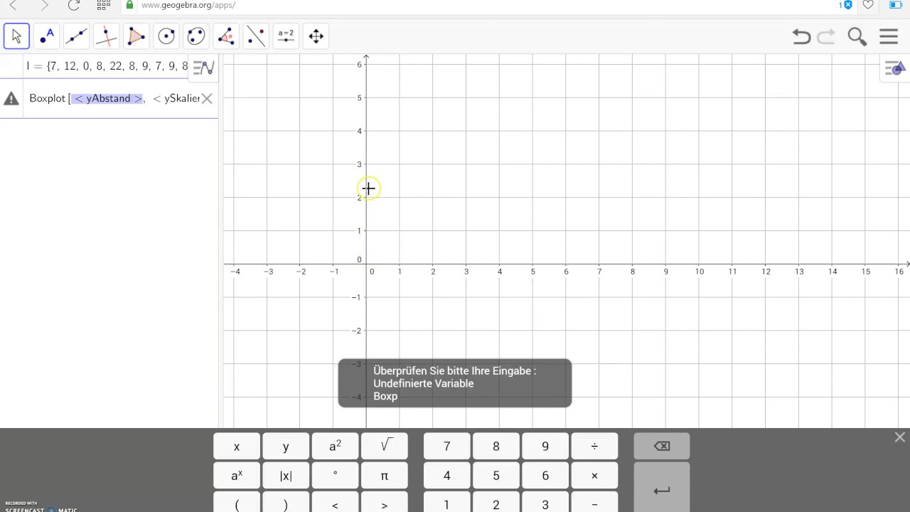 Boxplot mit Geogebra - YouTube