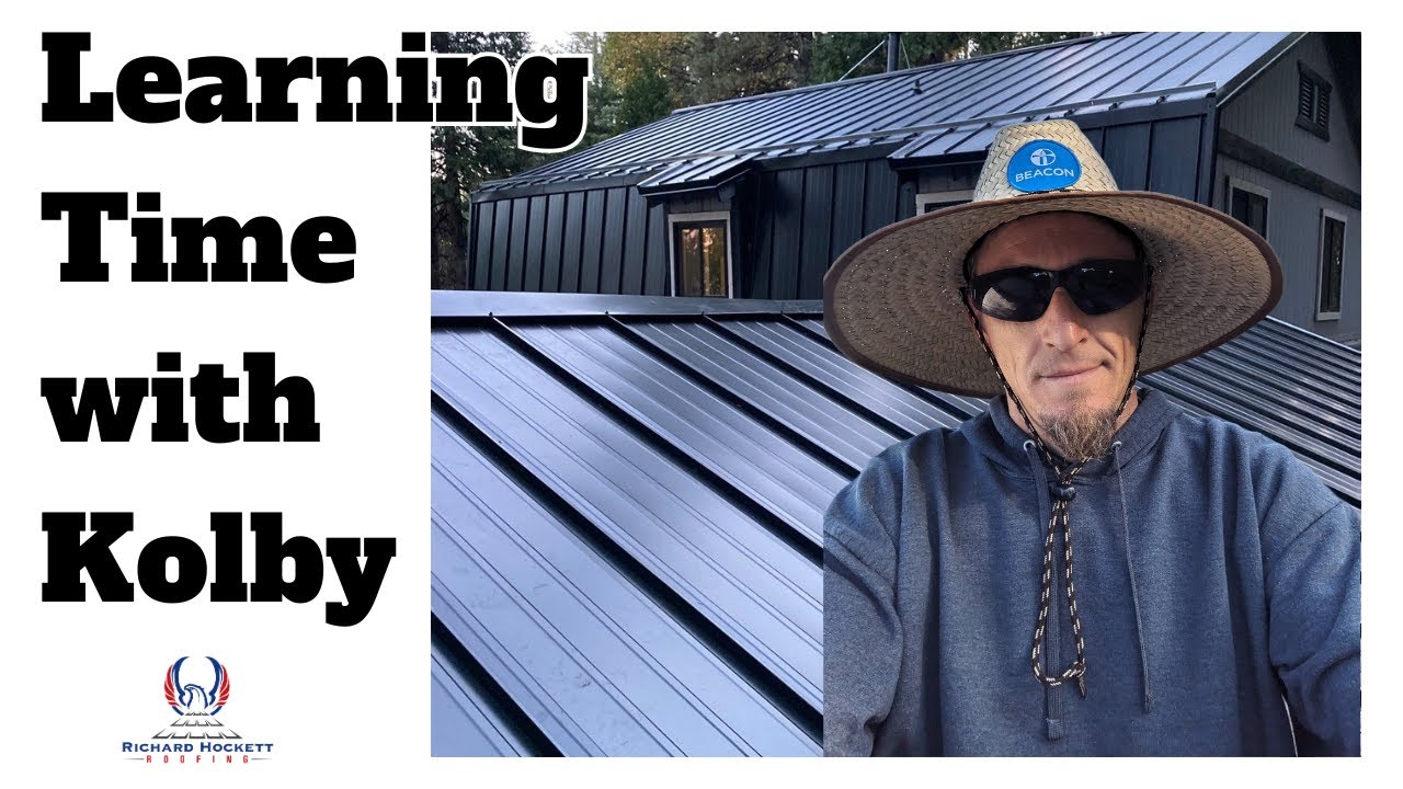 Learning Time with Kolby-Kolby's Tricky Metal Job Success! #roofing # ...