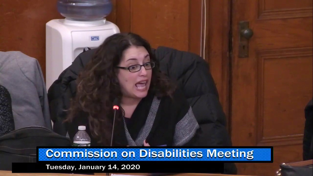 Commission on Disabilities January 14, 2020 - YouTube