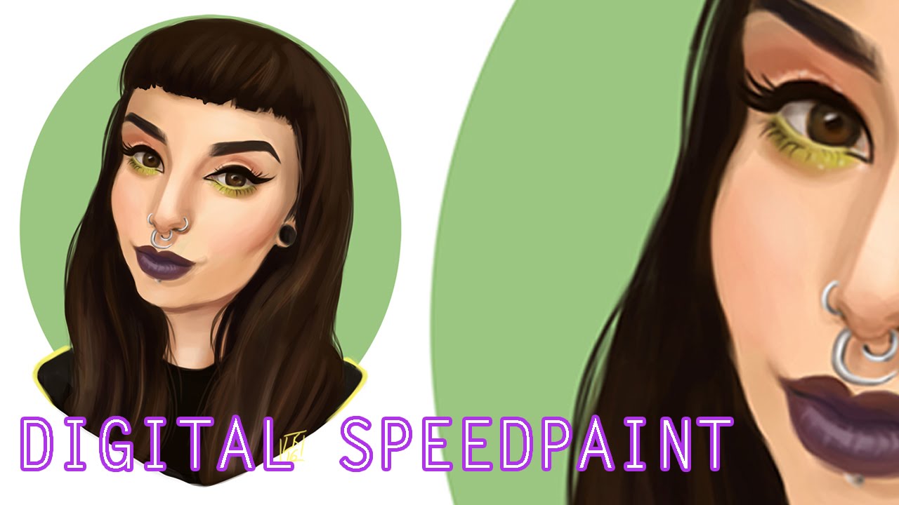 Digital Speedpaint 4 - YouTube