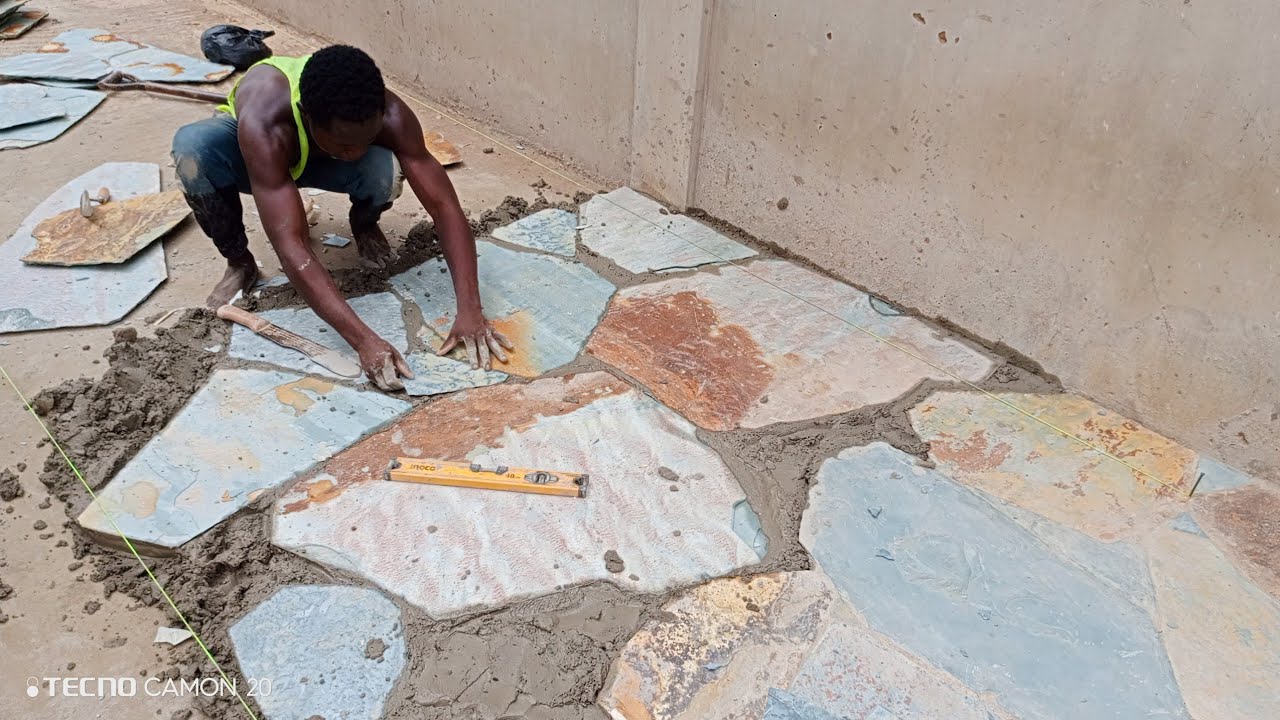 compound Floor Installation || building in Ghana 2024 🇬🇭 - YouTube