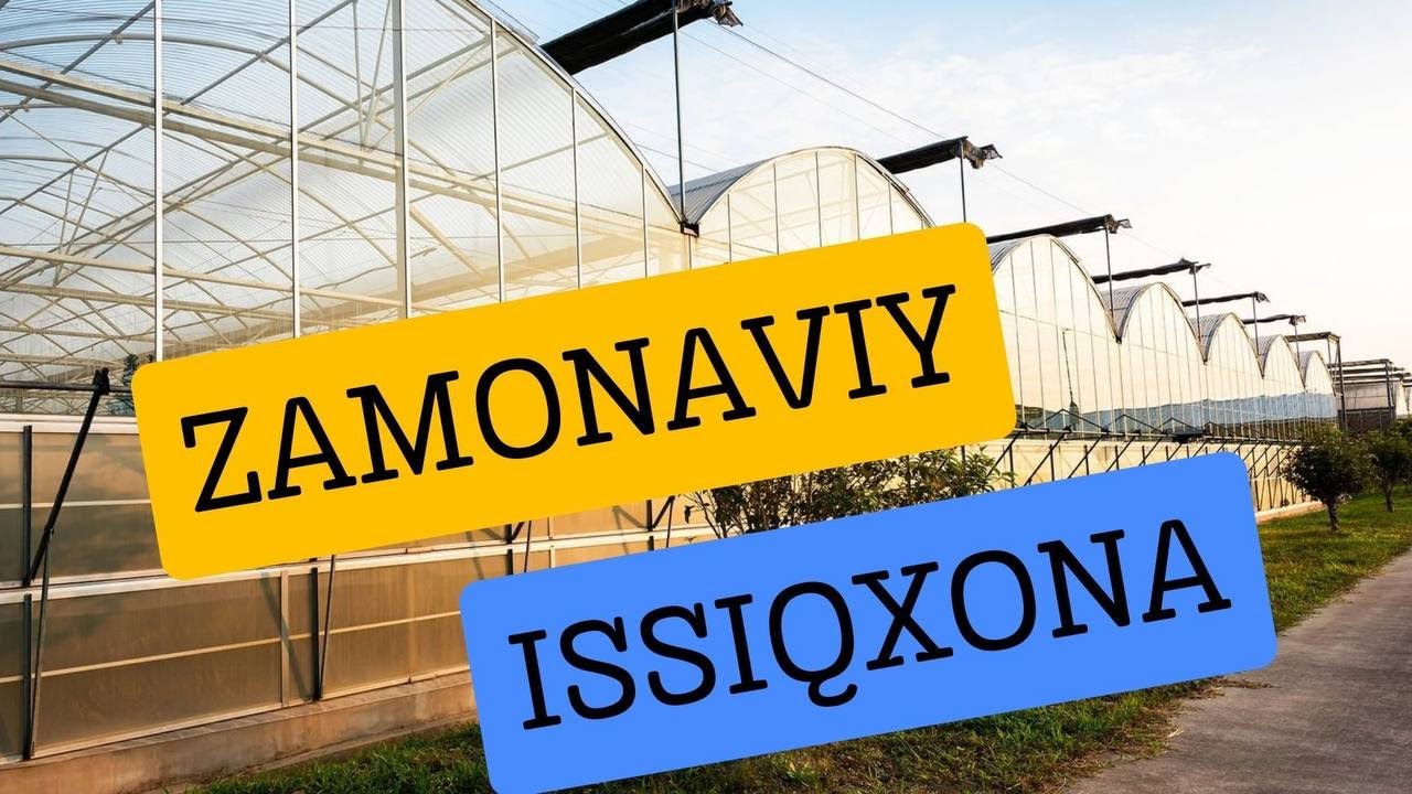 Zamonaviy issiqxona qanday bo`lishi kerak? - YouTube