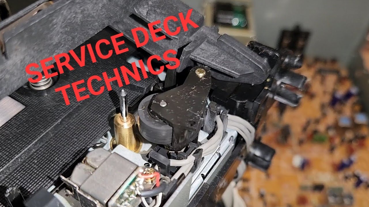 Change Pinch Roller Technics Cassette Deck RS BX646 Inlocuire Rola change-pinch-roller-technics-cassette-deck-rs-bx646-inlocuire-rola