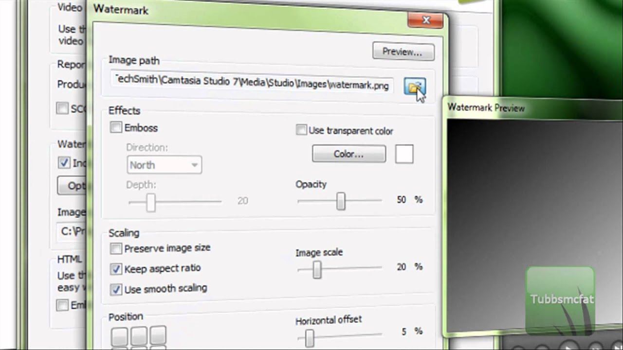 How To: Add a watermark to videos using Camtasia Studio - YouTube