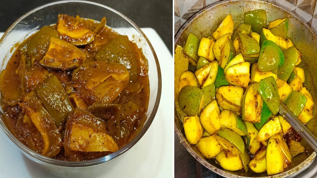 Amer Achar recipe/Kancha Amer Achar Recipe।সেরা স্বাদের কাঁচা আমের টক ...