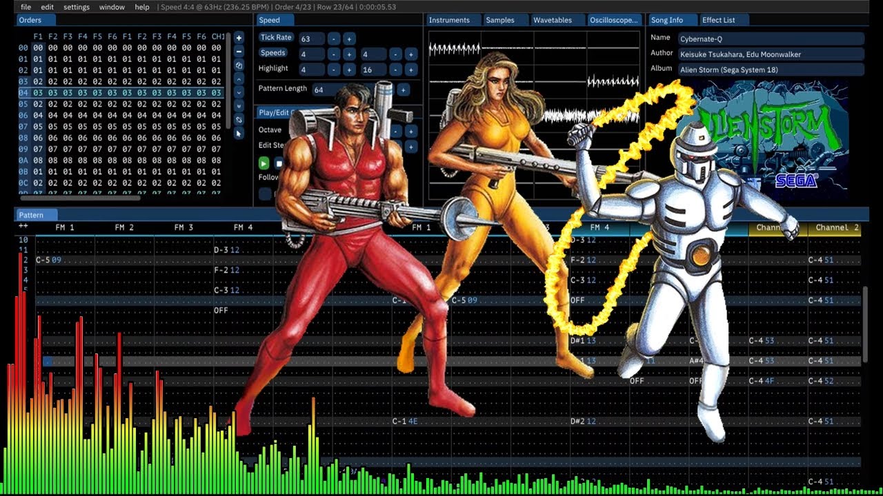 Alien Storm - Cybernate-Q (Arcade/Sega System 18 cover) - YouTube