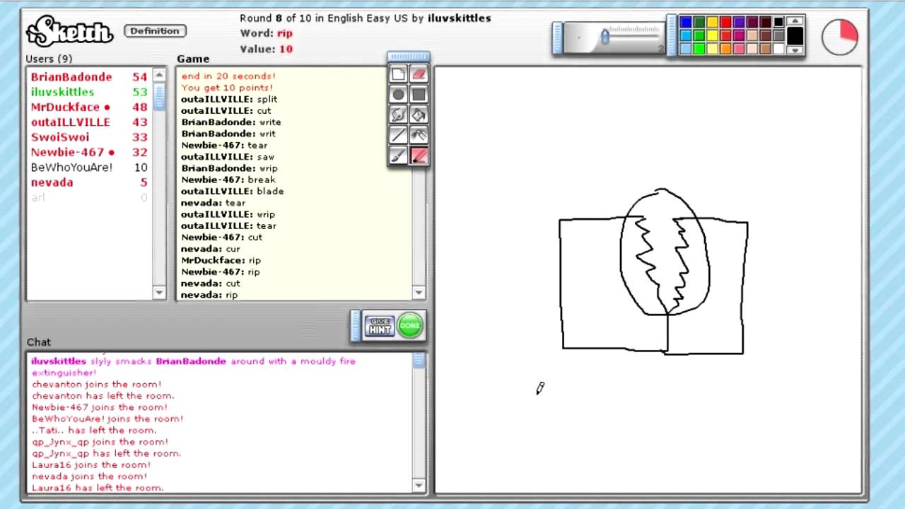 FUN WITH iSKETCH :D - YouTube