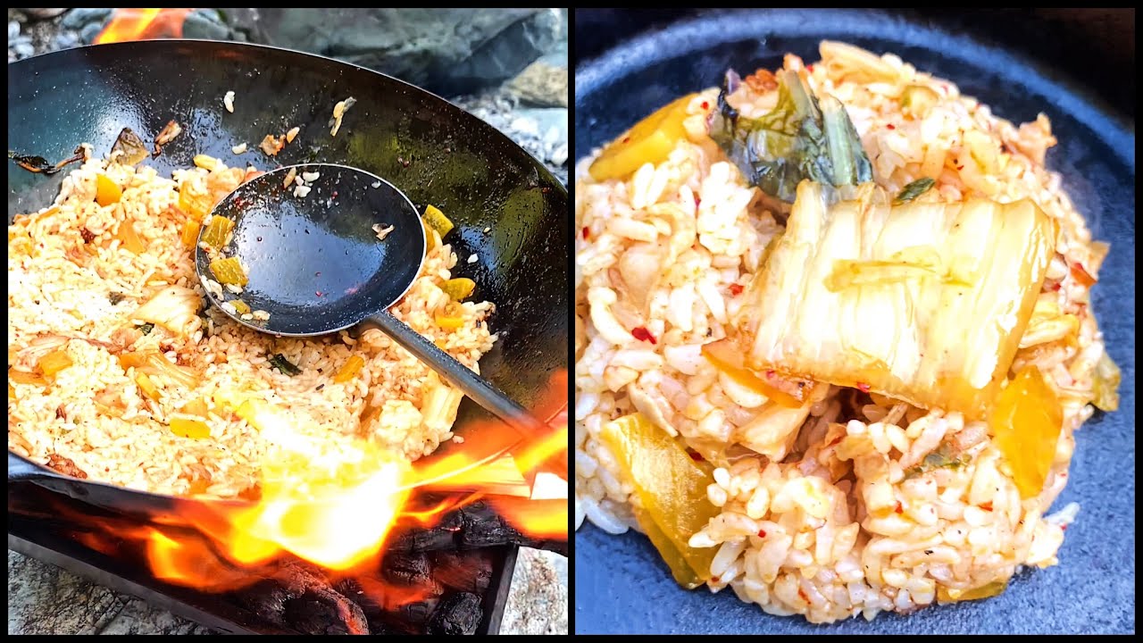 【絶品キムタクチャーハン】Kimchi and Takuan fried rice #Shorts - YouTube
