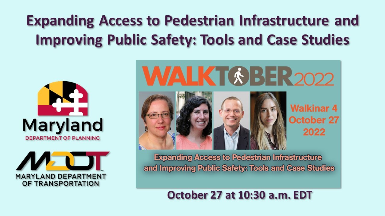 Expanding Access to Pedestrian Infrastructure and Improving Public ...