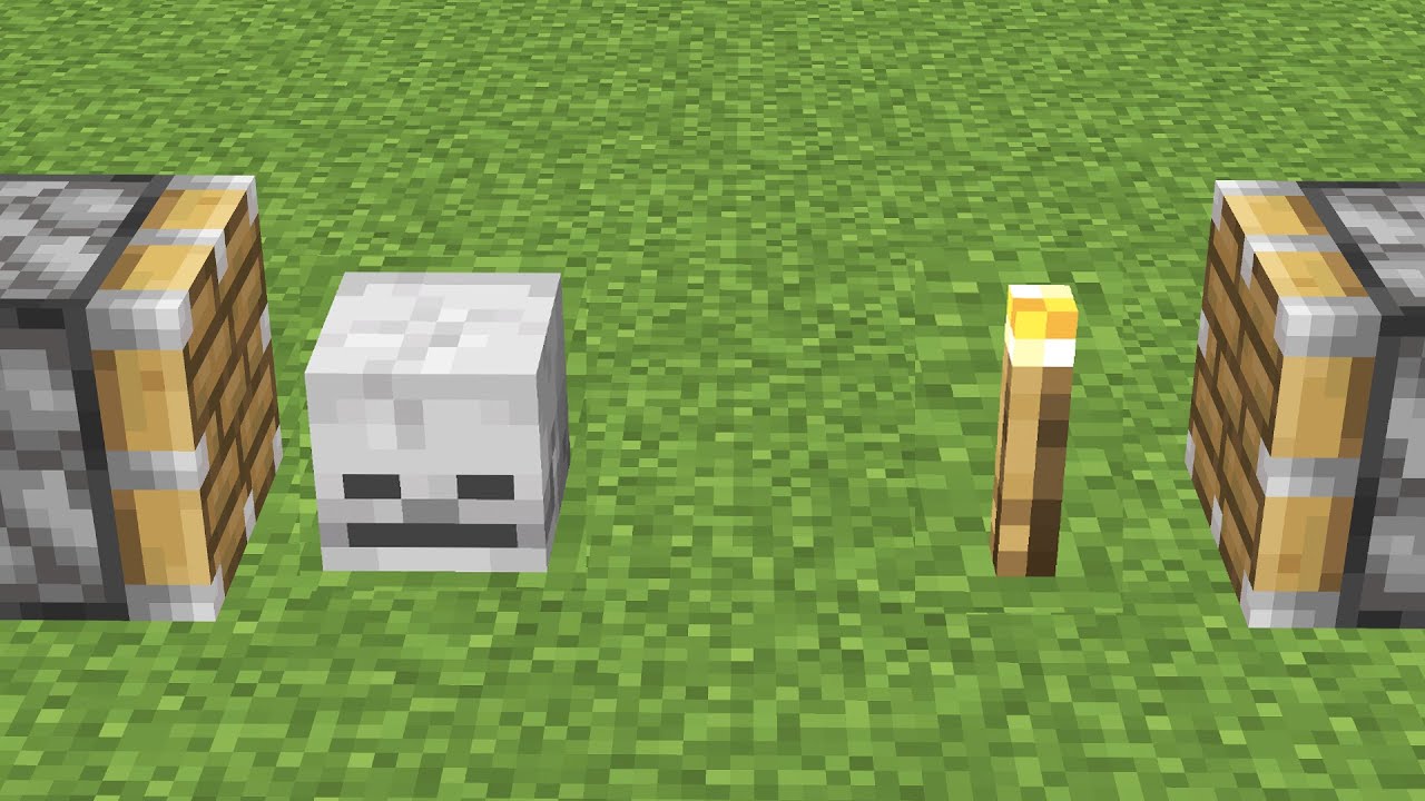 torch + skeleton skull = ??? - YouTube