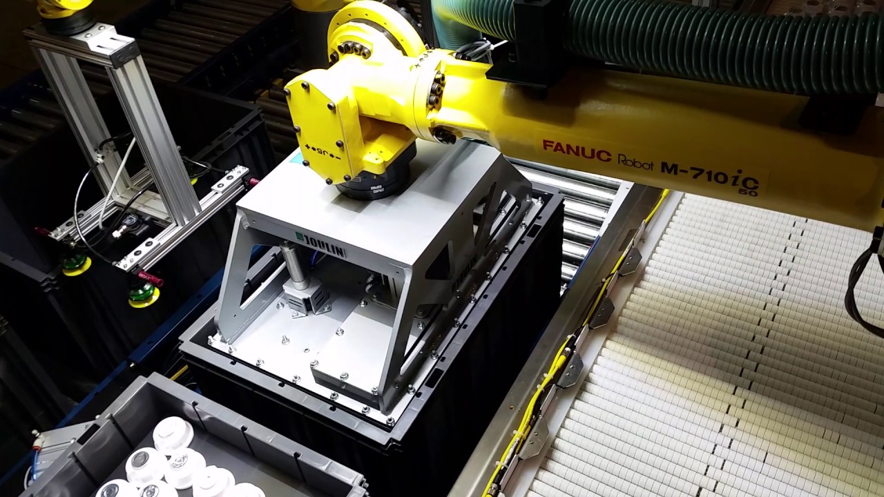 Case Unpacking - Slip Sheet Unload - YouTube