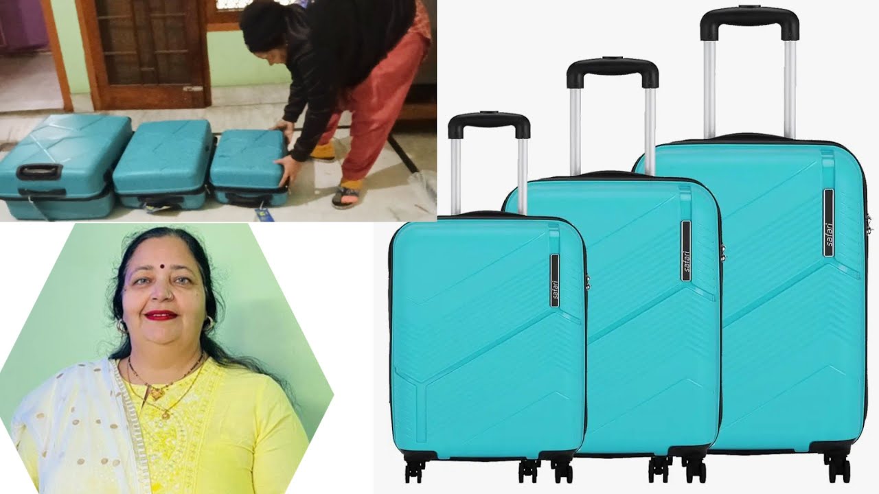 Safari Trolly Bag Review | Safari Bags 3in1 | Unboxing | Travel Bag ...