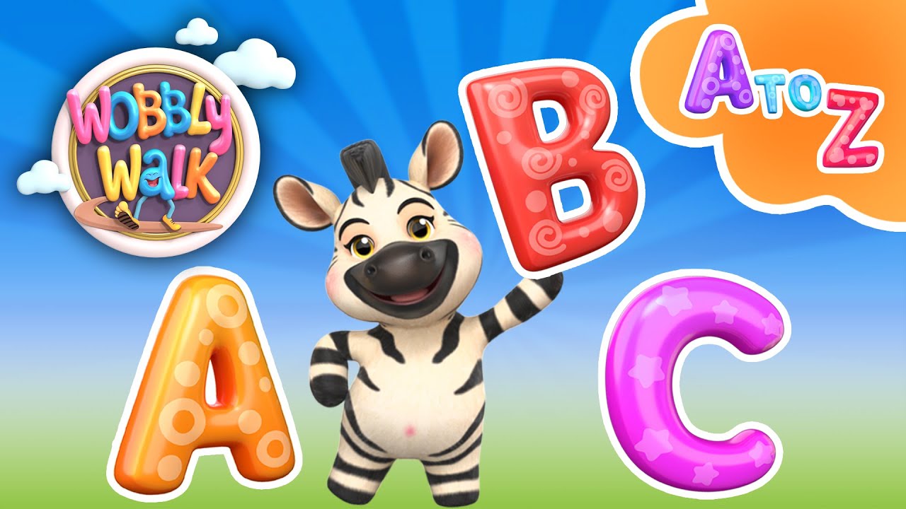 ABC Phonics Song for Kids 📚🔠 | Fun Alphabet Rhyme | Wobbly Walk Nursery ...