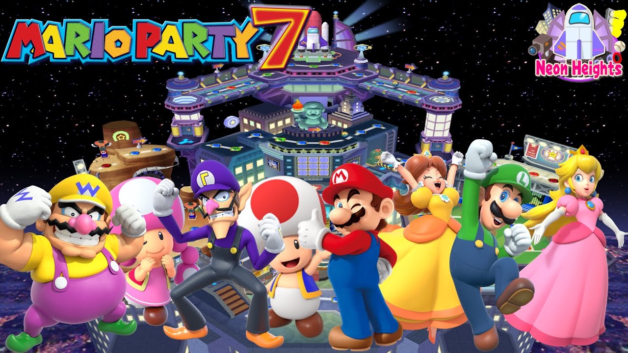 Mario Party 7 - Wario & Toadette vs Waluigi & Toad vs Mario & Daisy vs ...