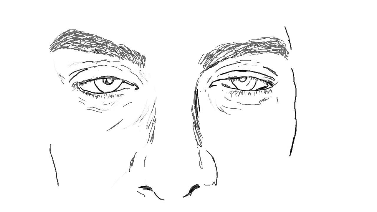 facial expression blinking animation - YouTube