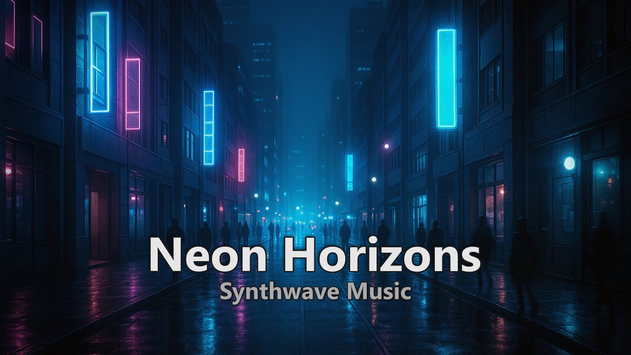 Synthwave Electronic Music – Neon Horizons | Futuristic Retro ...
