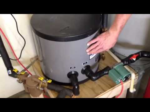 Solar thermal drain back tank - YouTube