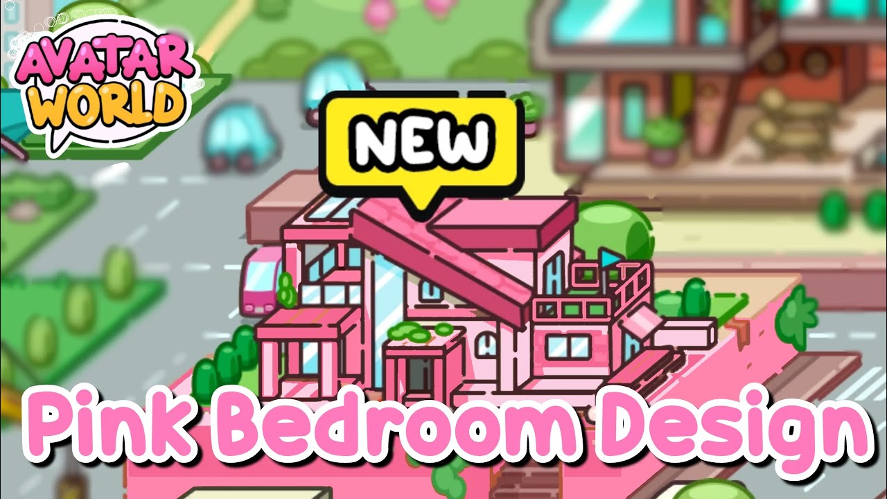 FREE AVATAR WORLD HOUSE MAKER IN AVATAR WORLD 💕🏠 | FREE TO COPY ~ PINK ...