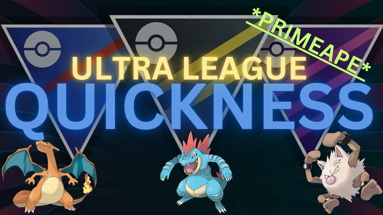 Ultra League SHADOW Charizard Primeape Feraligatr team has QUICKNESS in ...