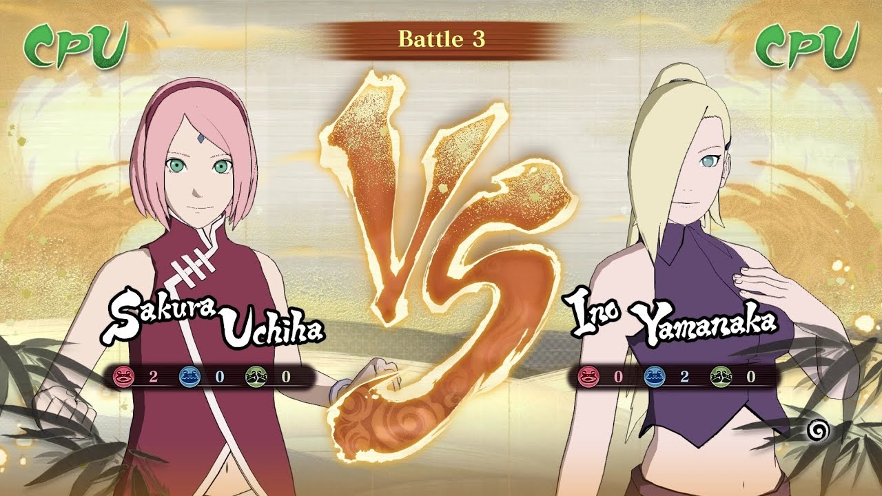 Sakura Vs Ino (60 fps) - YouTube
