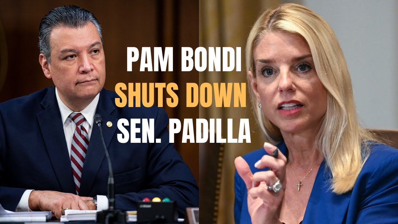 Pam Bondi SHUTS DOWN Senator Padilla in Explosive Senate Hearing # ...