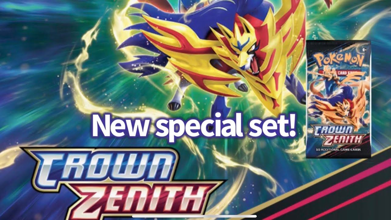 NEW Crown Zenith Pokemon Set! Product review and release dates. - YouTube
