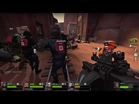 Left 4 Dead 2 - Custom Campaign Payload Hoodoo With All 8 Survivors Gameplay (As Coach) - YouTube