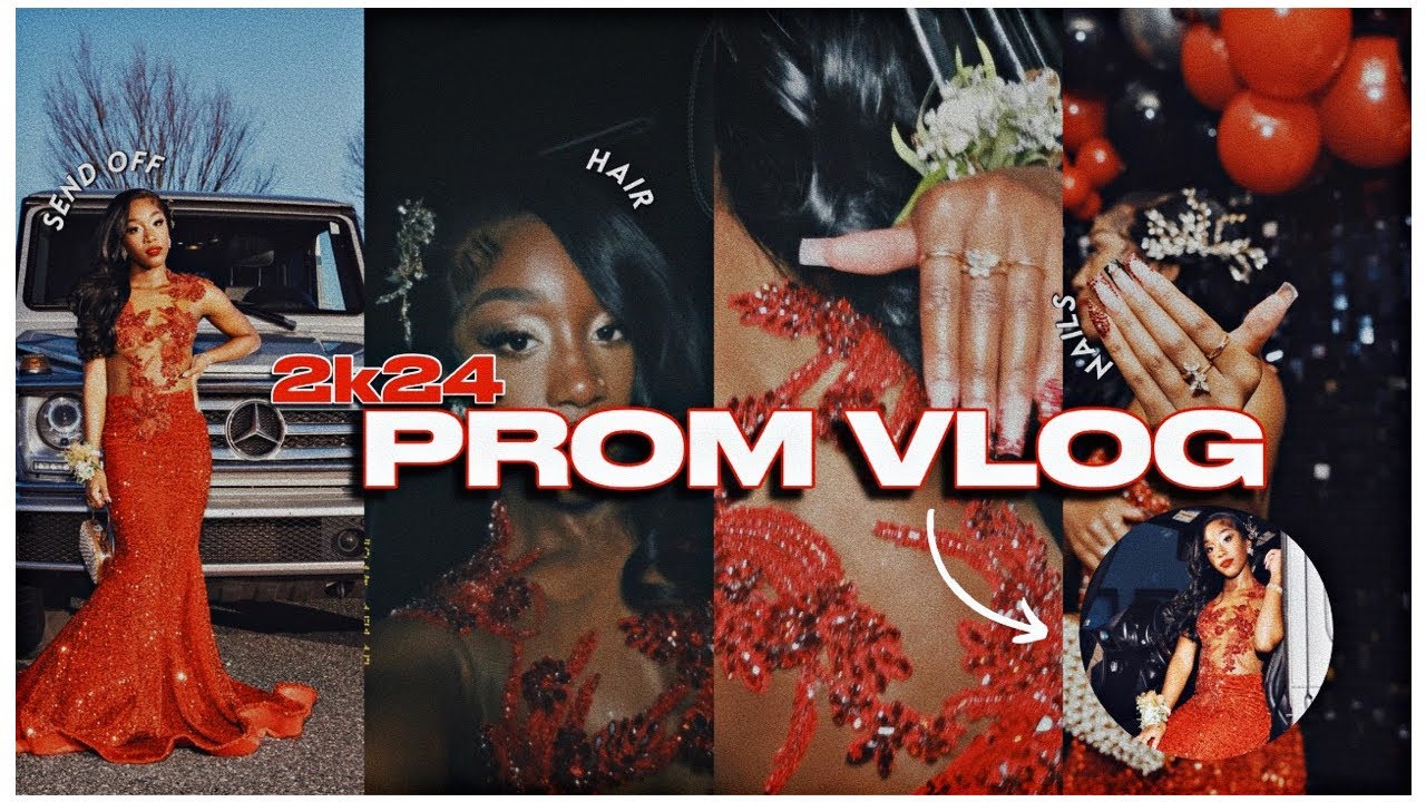 PROM VLOG 2k24: grwm + hair, makeup, photoshoot, send off, lashes etc ...