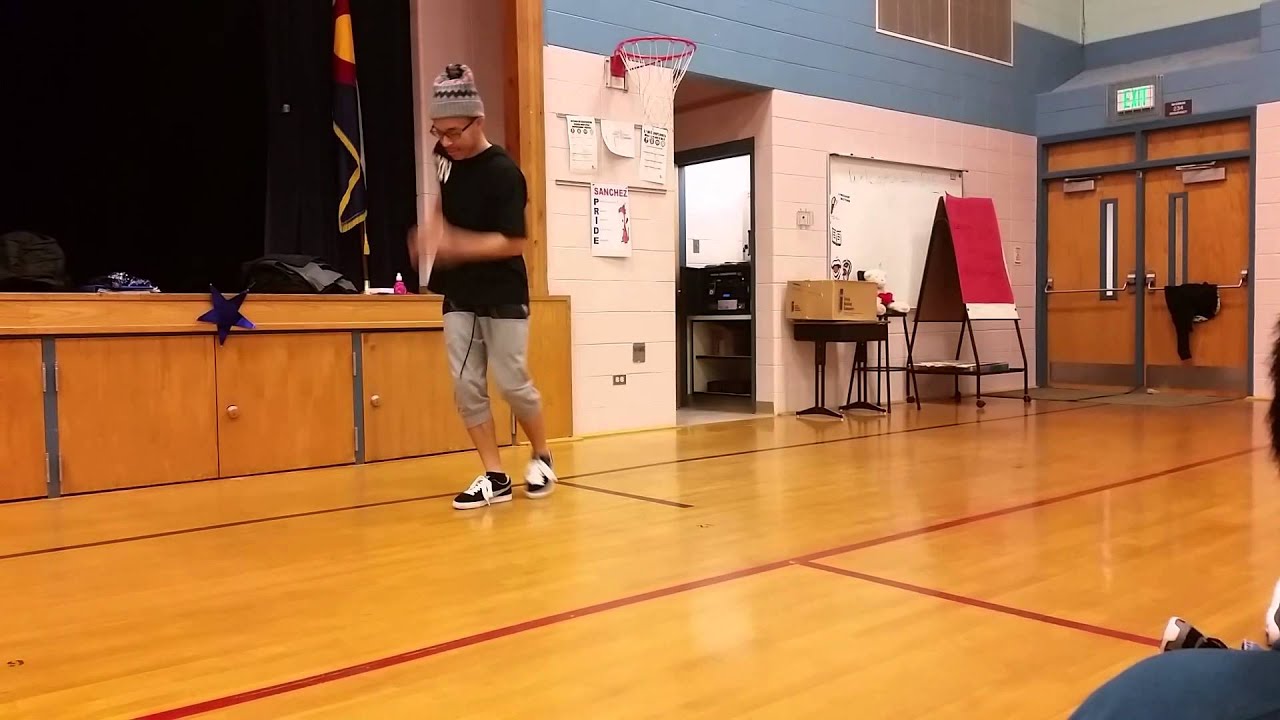King Charles demos Chicago footwork for the kids - YouTube