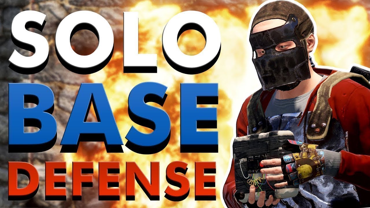 RUST - SOLO SURVIVAL RAID DEFEND - YouTube