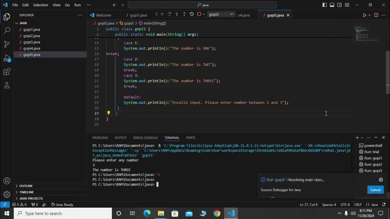 ASSIGNMENT 4: PROGRAM ON SWITCH STATEMENT - YouTube