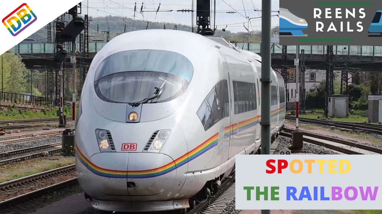 Spotted: The DB Railbow - Rainbow ICE / Regenbogen ICE - the pride ICE ...