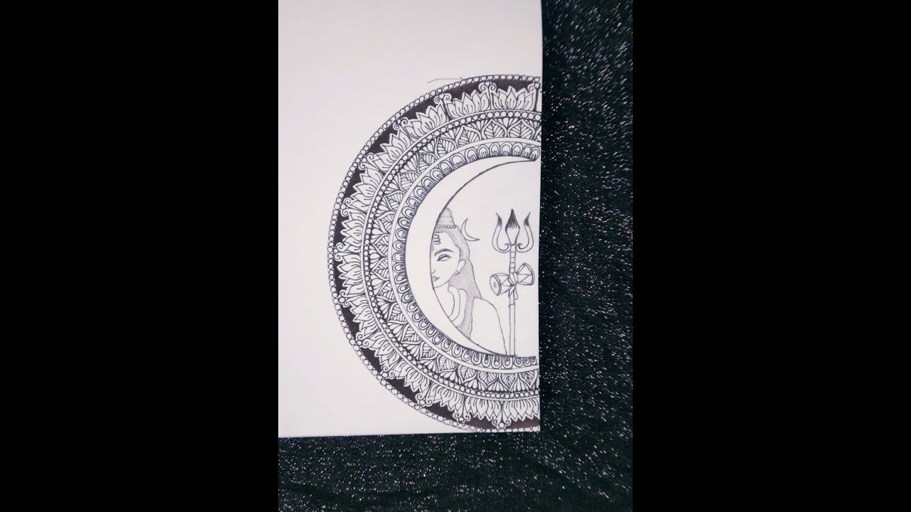 \\How to draw mahadev mandala drawing//||\LORD SHIV mandala art easy ...