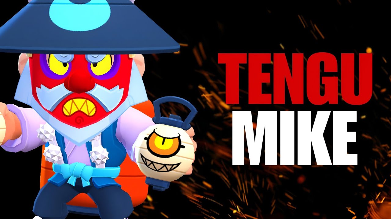 TENGU MIKE Skin + Price, Pins, Winning and Loosing Animation 🔥 | Brawl ...