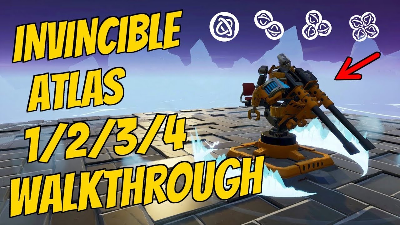 Invincible Atlas Glitch (8 minute speed runs) | Save The World - YouTube