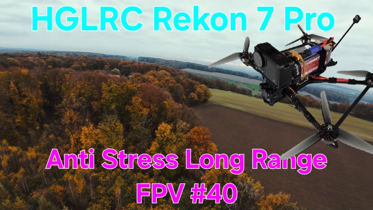 FPV Drone Long Range Flight - Hglrc Rekon 7 pro - Dji Action 4 - grey ...
