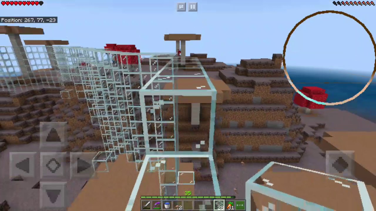 Mobile minecraft 2 ep 19 I hate the dome - YouTube