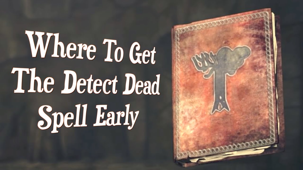 Skyrim ~ Where To Get The Detect Dead Spell Early - YouTube