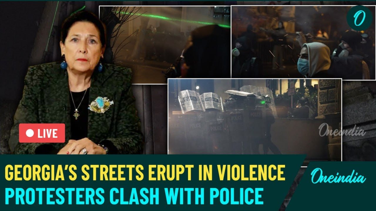 LIVE | 'Tear Gas, Rubber Bullets': Georgia Protest Shocking Video Shows ...